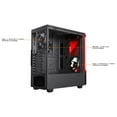 GAMEMAX Contac COC BR Black / Red Steel / Tempered Glass ATX Mid Tower ...