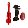 Marine Anchor Buoy Kit Red Carbon Steel Foldable Boat Anchor Kit with ...