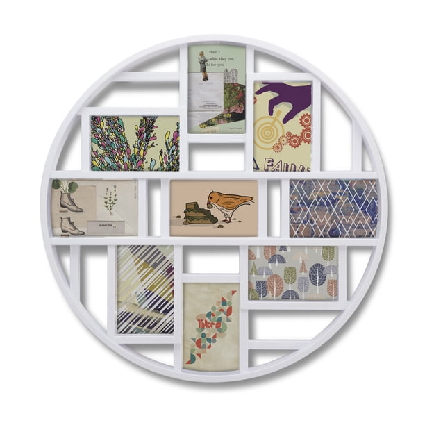 Umbra Luna 4"x6" Multi-Picture Collage Wall Picture Frame, 9 Opening ...