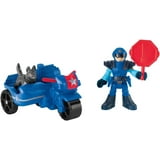 Imaginext City Police Figure, Patrol Cycle, Police Dog Toy, Ages 3 and ...
