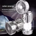 Camping Lantern, 5-in-1 Portable LED Camping Lantern with Fan, Foldable ...