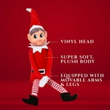 Christmas Elf Behaving Badly Plush Toy | Novelty Long Bendy Naughty Boy ...