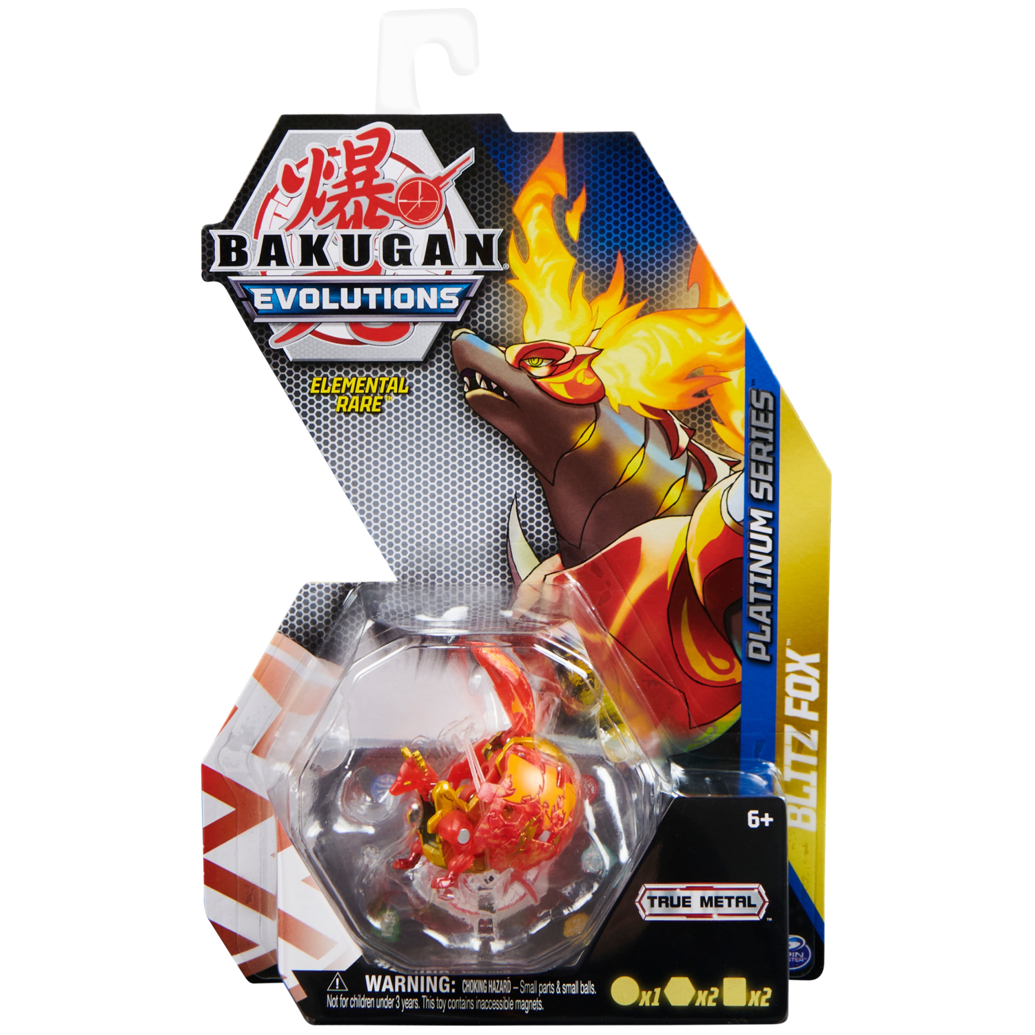 Bakugan Evolutions Platinum Blitz Fox (Elemental Rare) - Walmart.com