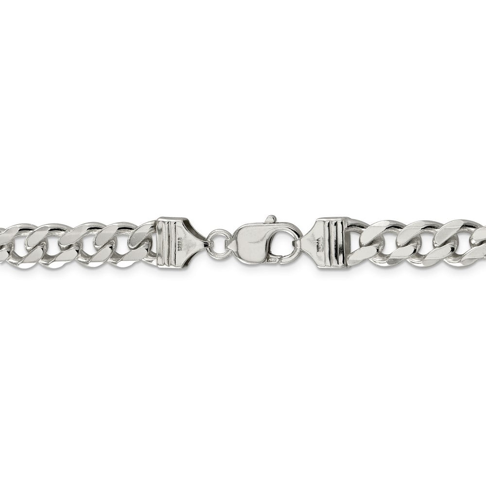 Jewelry Stores Network - 30 Inch Sterling Silver 9 mm Large Curb Chain ...