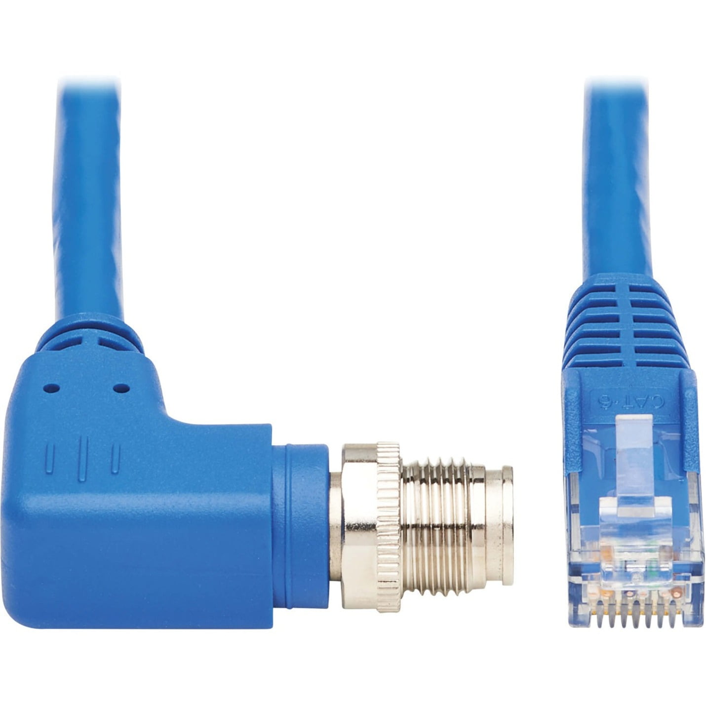 Tripp Lite Ethernet Cable M12 XCode Cat6 1G UTP Right-Angle M12 RJ45 MM ...
