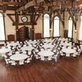 Lifetime 72" Round Tables (12) and Chairs (120) Combo - Commercial ...