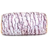 DeluxeComfort Microbead Log Pillow - Ergonomic Travel Neck Support ...