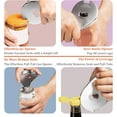 Jar Bottle Can Opener for Weak Hand & Seniors with Arthritis-Easy Twist ...