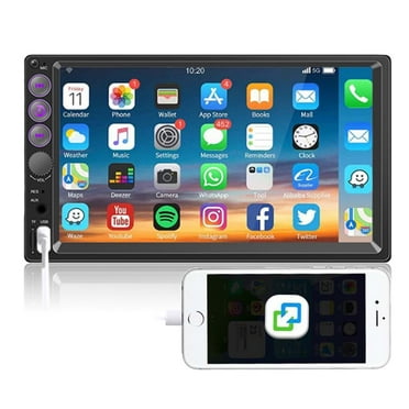 Double 2 Din Car Stereo Radio MP5, 7 Inch HD Touch Screen Bluetooth ...