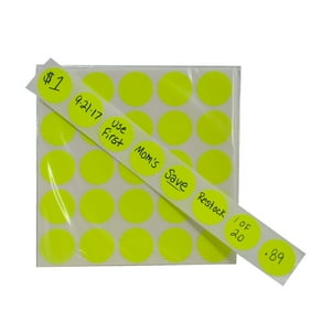 Blank Color Coding Stickers, Writable Surface 500 Permanent Labels per ...