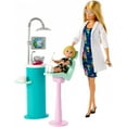 Barbie Dentist & Toddler Patient Doll Set, Blonde, Playset for Career ...