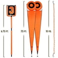 Crown Sporting Goods Football Down Marker & Chain Crew Set, Orange ...