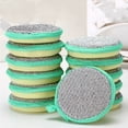 YCCMML Wire Scrubber Sponges Reusable Double-Sided Dish Scrubber with ...