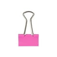 JAM Paper Colorful Binder Clips, Small, 3/4in, Pink, 25/Pack - Walmart.com