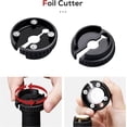 CERPXFF-Wine Opener, Corkscrew Wine Bottle Opener with Foil Cutter ...