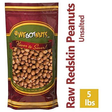 Unsalted Peanuts Gourmet 5 Lb Sealed Clear Bags - Walmart.com