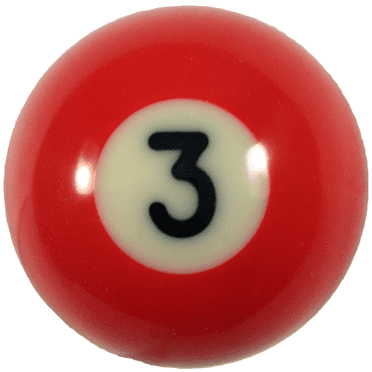 Number 1 Pool Ball - Regulation Size 2 1/4 Inch Billiards Pool Balls ...