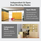 Cabinet Lock,3 Color Indicator Modes 3 Color Locker Cabinet Lock Public ...