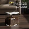 Pet Food Storage Container 12KG-White-1 Airtight Dry Food Storage for ...
