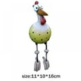 1PC Resin Chicken Outdoor Statue, Garden Sculpture Resin Rooster Decor ...