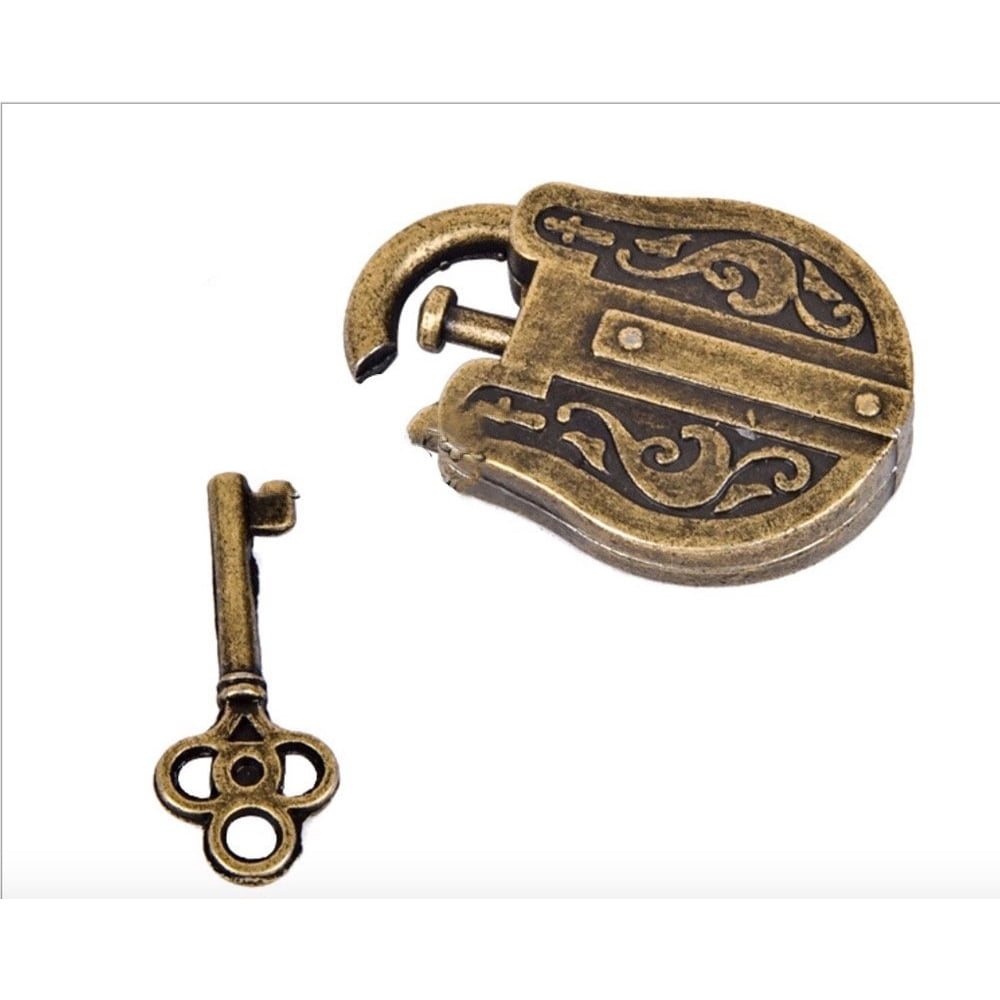 Ancient Lock Puzzle Cast Metal Brain Teaser Puzzle Metal IQ Puzzle by ...