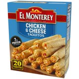 El Monterey Chicken & Cheese Flour Taquitos 20 oz, 20 Count (Frozen ...
