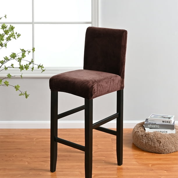 Rosnek Bar Stool Covers, 2 Pack Stretch Bar Stool Covers Chair ...