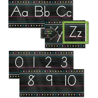 Creative Teaching Press Cursive Alphabet Line Bulletin Board Set ...