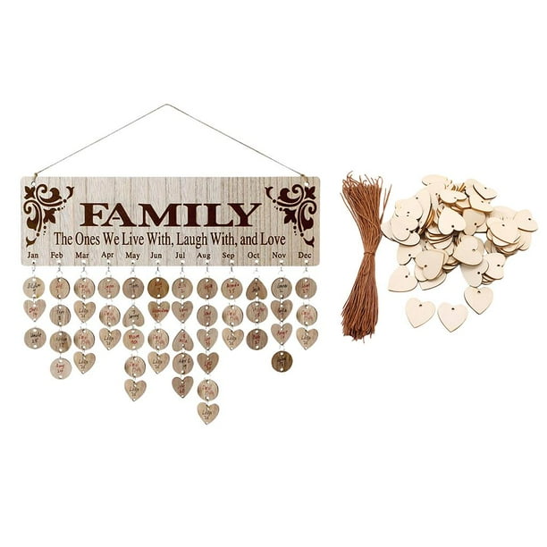 Tableros Recordatorios de Cumpleaños, del Calendario de Bricolaje para ...