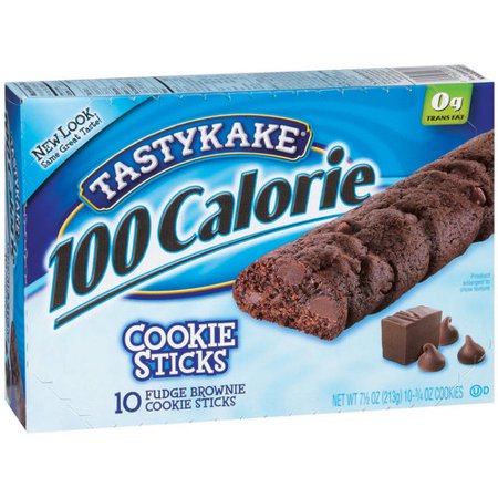 025600003657 - Tastykake 100 Calorie Fudge Brownie Cookie Sticks, 10ct ...