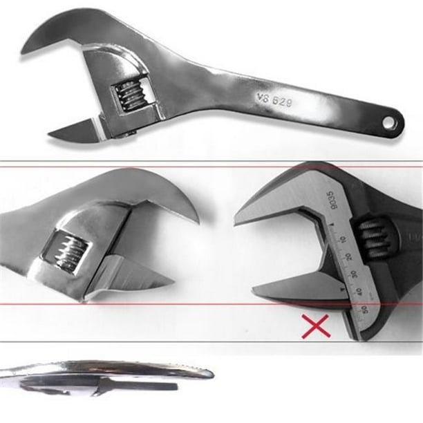 V8T 629 2 in. Super Thin Adjustable Wrench - Walmart.com - Walmart.com
