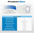 HSAPOW-Voltage Protector, Single Outlet Surge Protector for Home ...