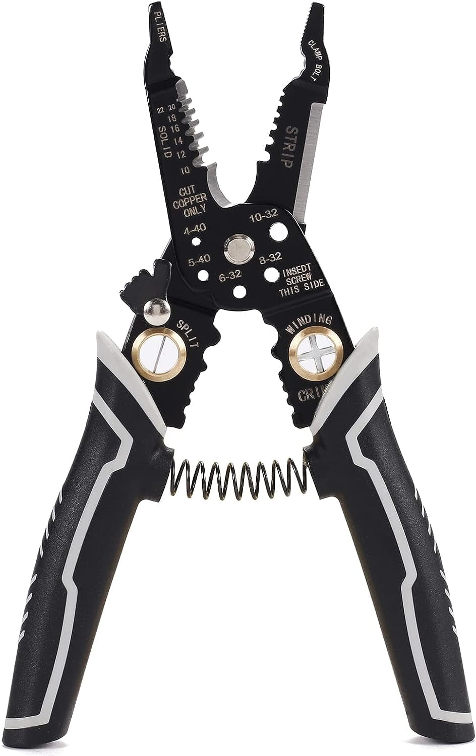 Wire Stripper Tool - 9-in-1 Multi-Function Wire Cutter, Stripper ...