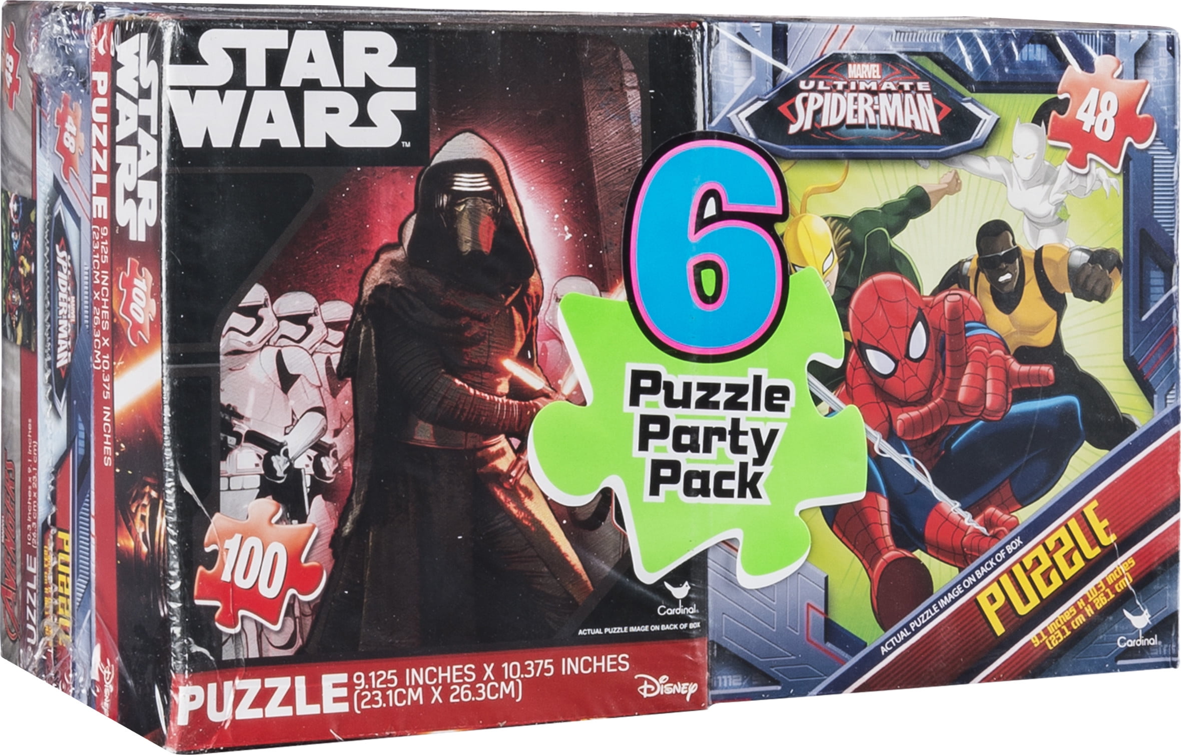6 Puzzle Party Pack - Walmart.com