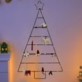 Cheapark Foldable Iron Christmas Tree Grid Frame - Wall-Mounted Punched ...