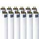 Luxrite F54T5/841/HO 54W 46 Inch T5 Fluorescent Tube Light Bulb, 4100K ...