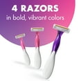 BIC Women's Scented 3 Blade Disposable Razor with Lavender Handles for ...