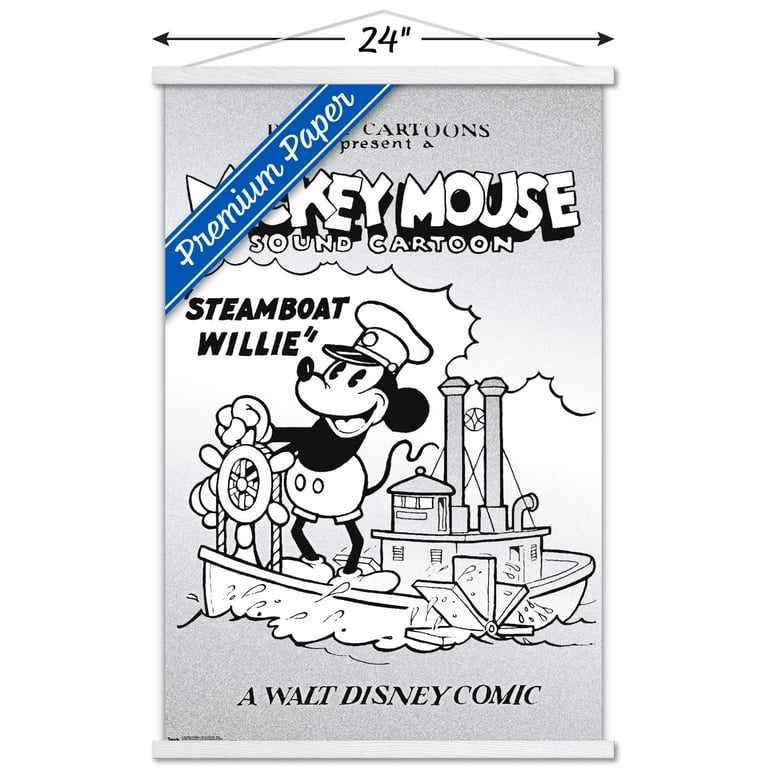 Steamboat Willie Poster