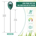 15.8 in Long-Probe Soil Moisture Meter (1-Pack) – Deep Soil Water ...