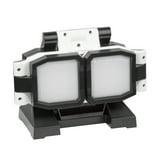 HART 10,000 Lumens Portable LED Work Light, Adjustable, Foldable, Black ...