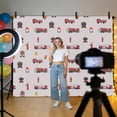 8x6ft Photo Backdrop, Cartoon Car Soft Polyester Backdrop Curtains ...