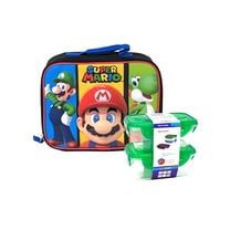 Nintendo's Super Mario Bros. Kids Insulated Double Compartment Lunch ...
