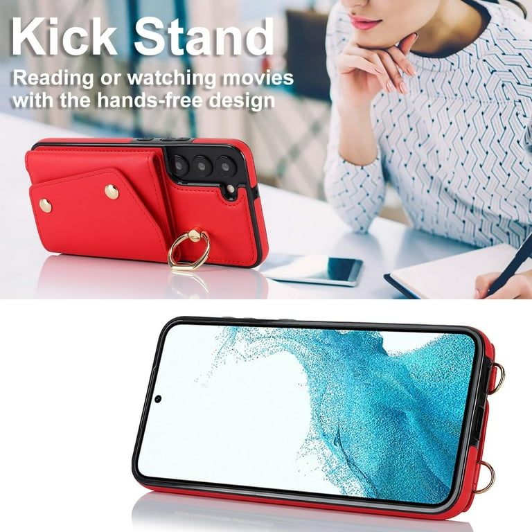Phone Case for Samsung Galaxy S22 Plus S22+ 5G Wallet Cover Phone Case for Samsung Galaxy S22 Plus S22+ 5G Wallet Cover