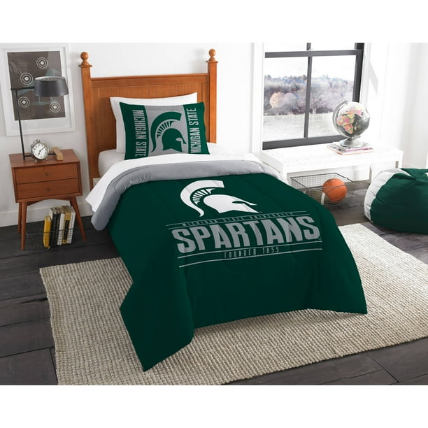NCAA Michigan State Spartans "Modern Take" Bedding Comforter Set ...