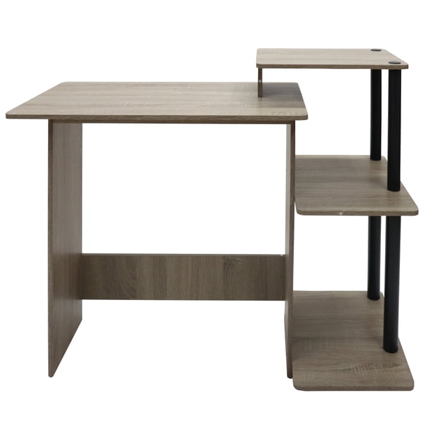 Redmon Multi-Purpose Student Desk 39Wx15.5Dx33.5H, Grey Woodgrain ...