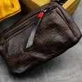 Vintage Men's Genuine Leather Mini Coin Purse Card Case Holder Wallet ...