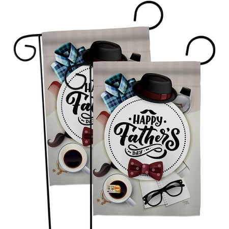 Fancy Dad Day Garden Flag - 2pcs Pack Family Father's Daddy Papa ...