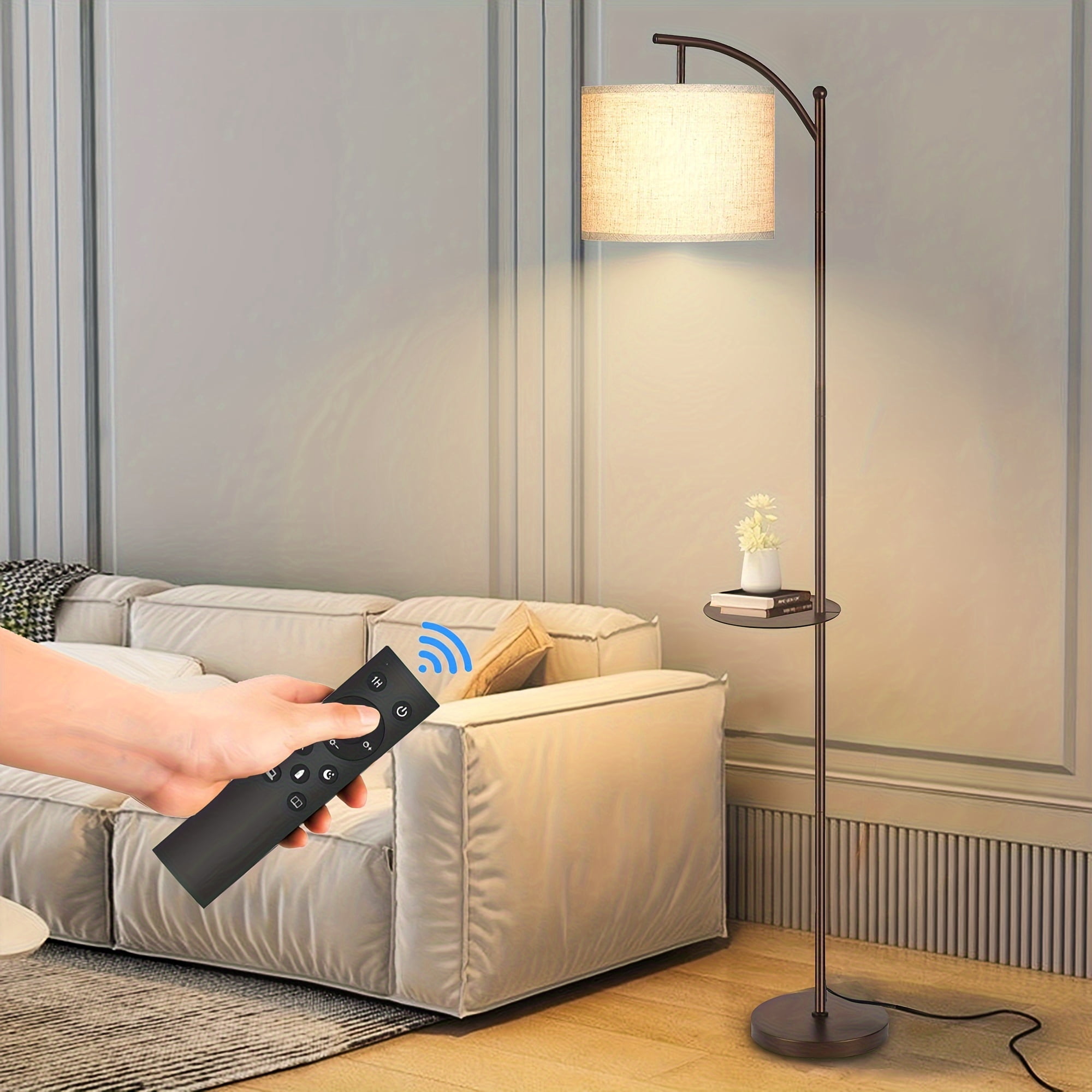 Click here for Unbranded Modern Led Floor Lamp With Remote & Foot... prices