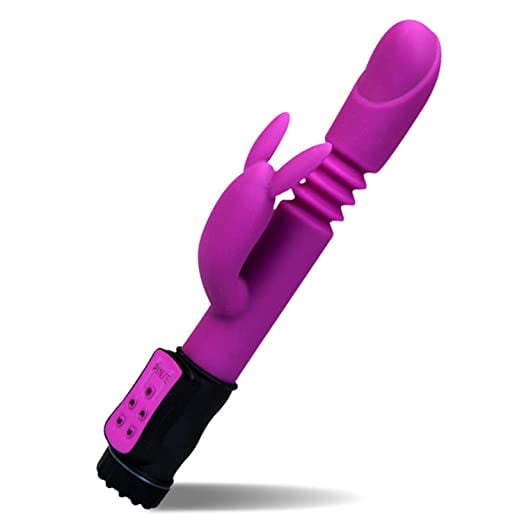 Clitoris G Spot Stimulating Rabbit Vibrators For Women Thrusting