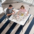Lifetime 37 inch Square Folding Table, Indoor/Outdoor Commercial Grade ...